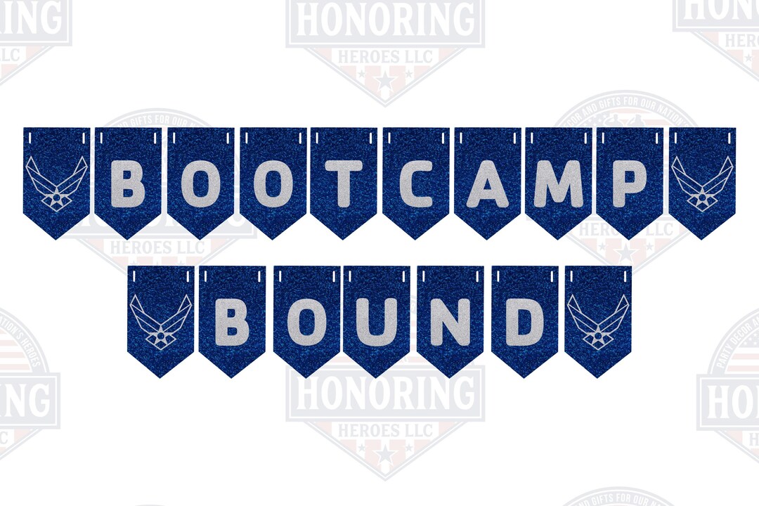 Air Force Bootcamp Bound Banner - Etsy