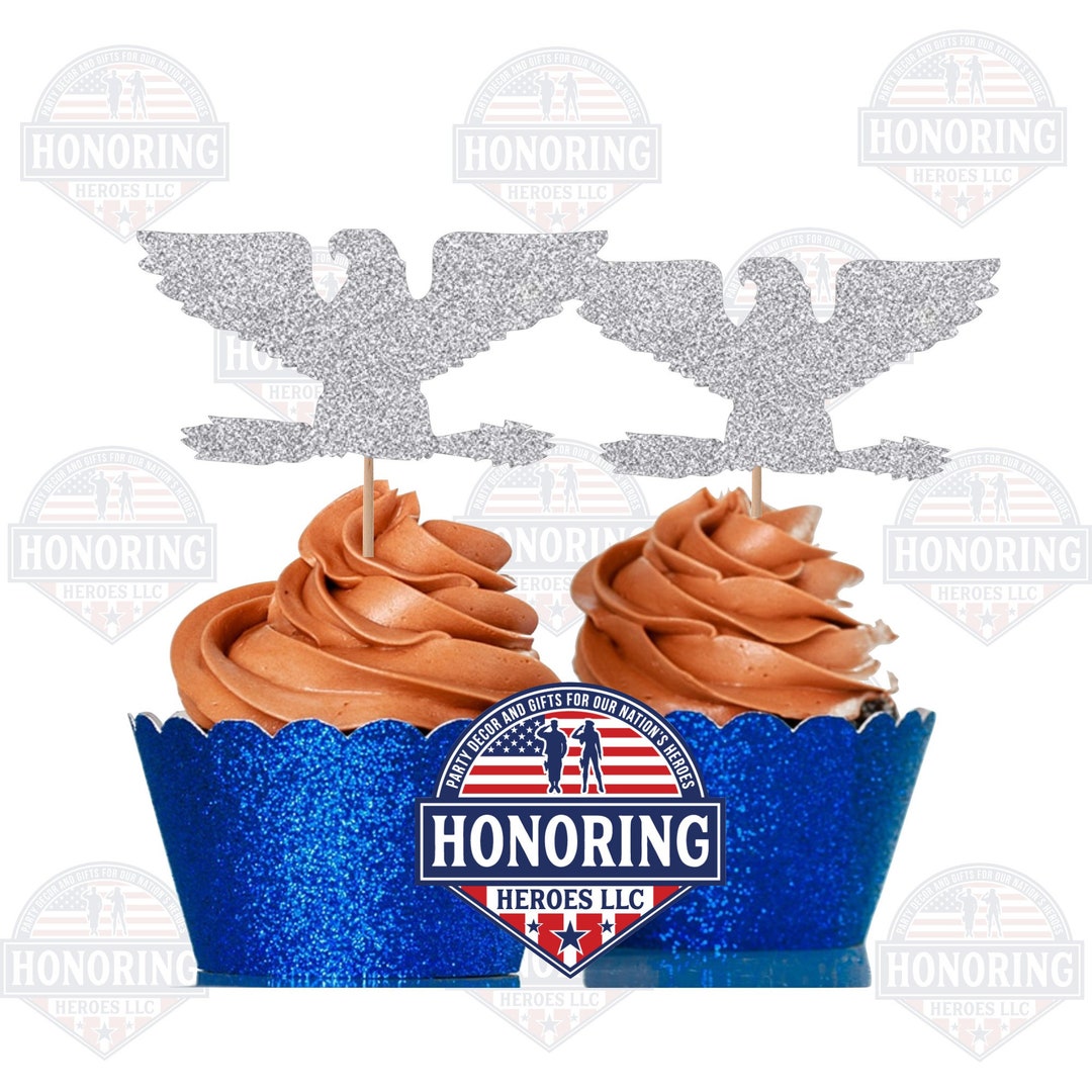 Military Colonel - Captain Cupcake Toppers. Perfect for All Military ...