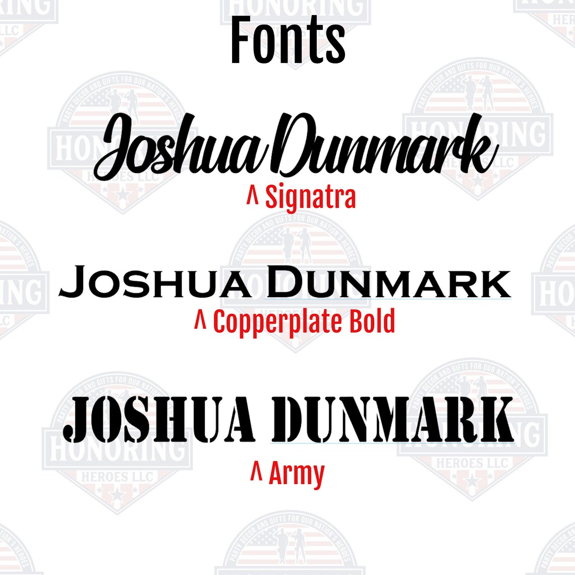 ARMY Interchangeable Name Plate. USA Desk Name Plate - Etsy