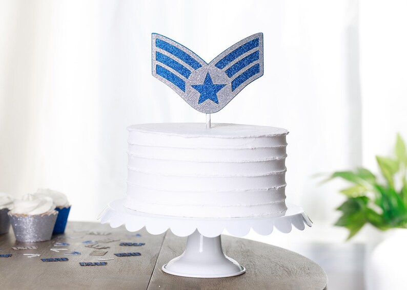 Air Force Enlisted Rank Cake Topper and Centerpiece USAF - Etsy