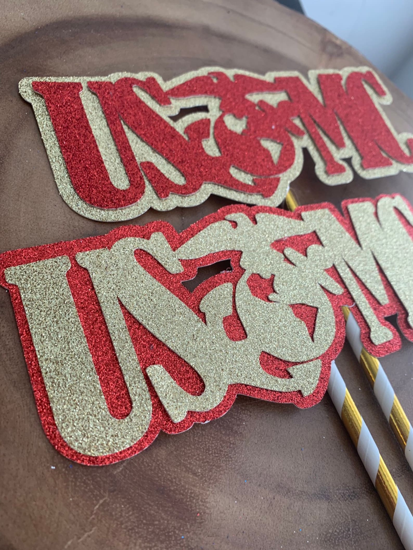 USMC With Emblem Cake Topper/centerpiece. Marine Corp Emblem - Etsy