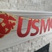 USMC Banner With Cutout Lettering - Etsy
