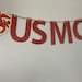 USMC Banner With Cutout Lettering - Etsy