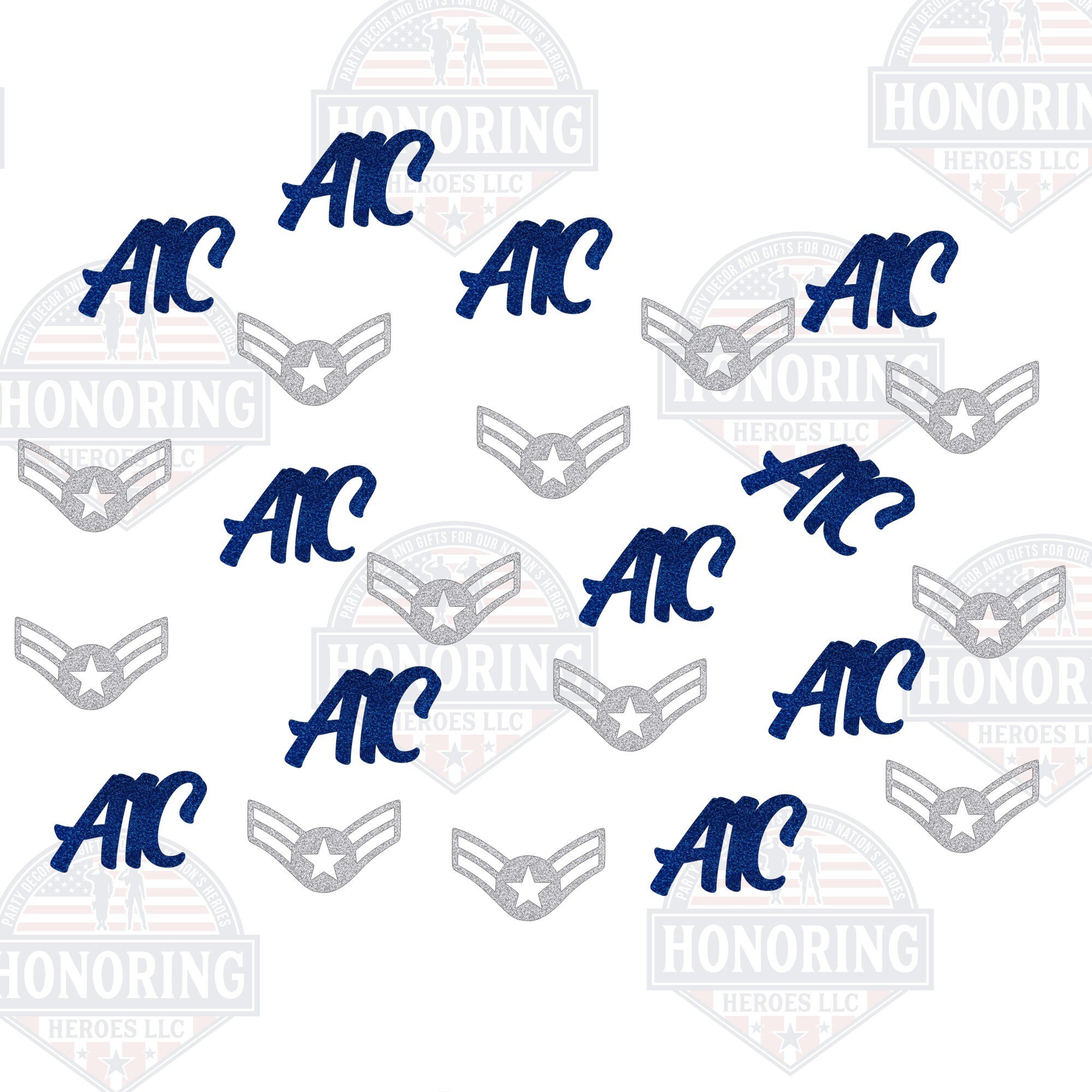 USAF Enlisted Rank Confetti United States Air Force Enlisted - Etsy
