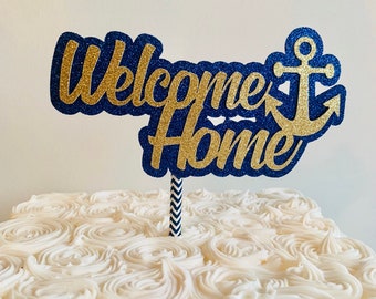 Navy Welcome Home | Etsy