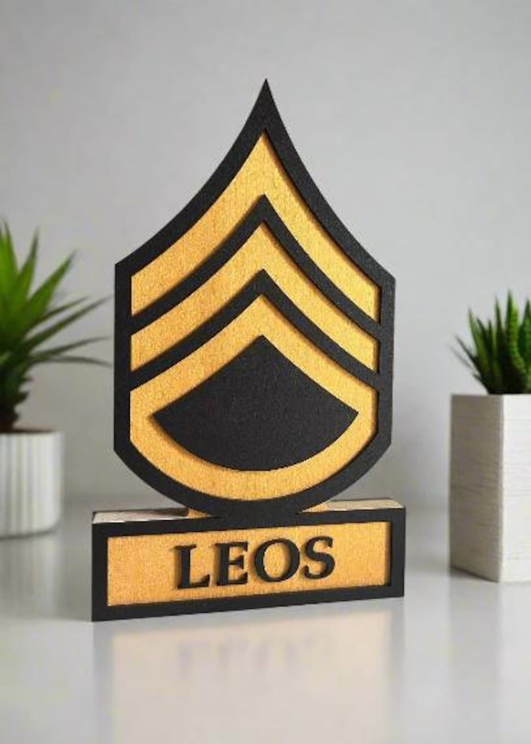 ARMY Rank Self Standing Name Plate Army Enlisted Ranks Army Promotion ...