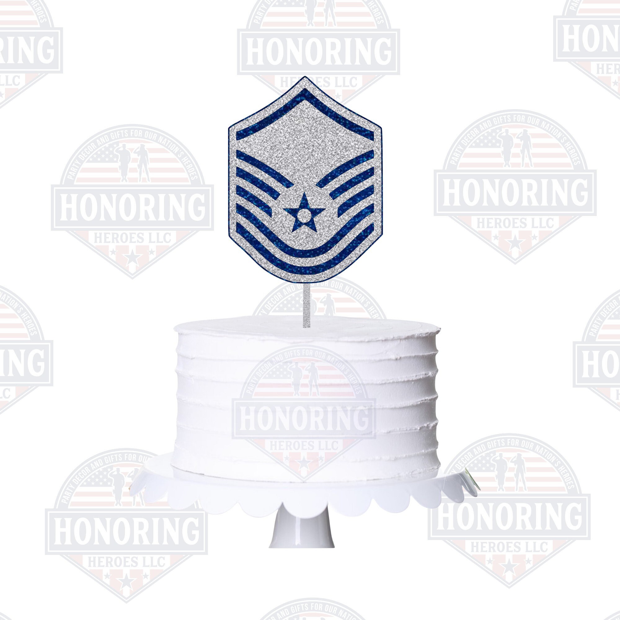 Air Force Enlisted Rank Cake Topper and Centerpiece -USAF Promotion and ...