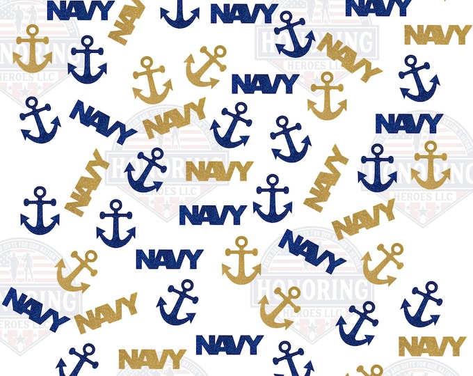 NAVY Anchor Cupcake Topper. USN Cupcake Topper Perfect for Any - Etsy