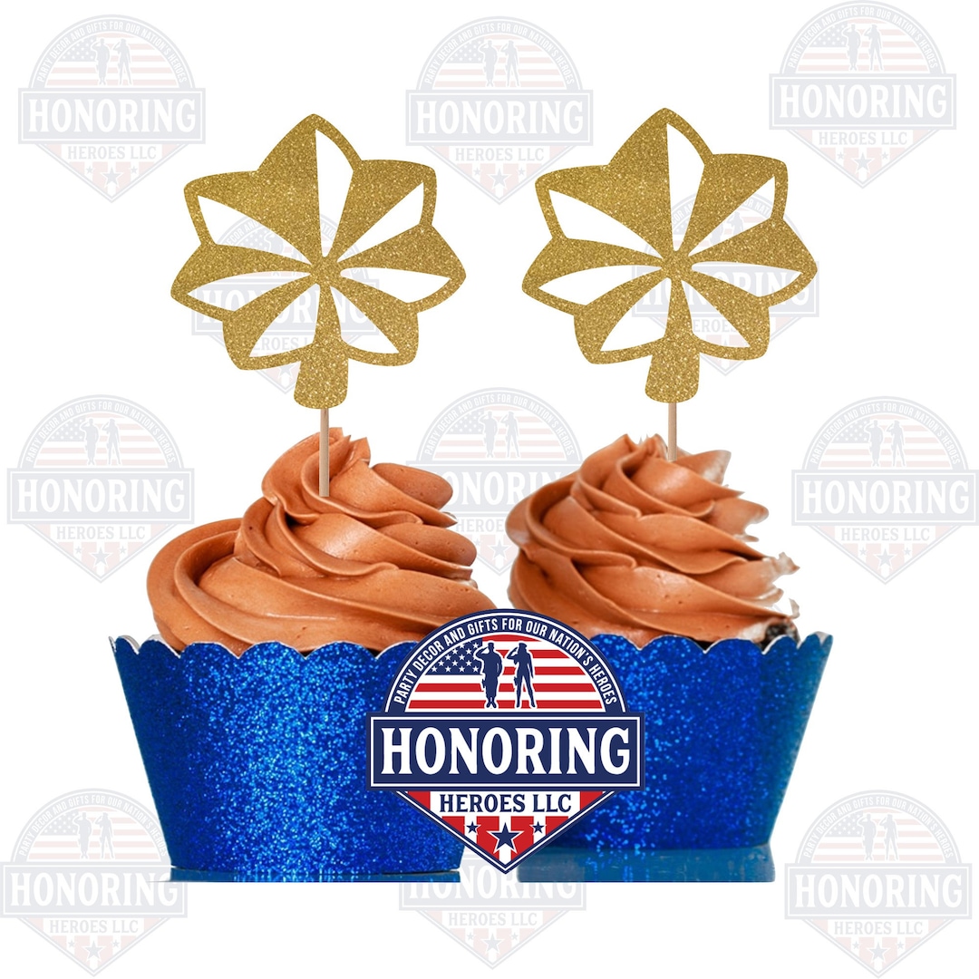 Air Force Major Emblem Cupcake Toppers - Etsy