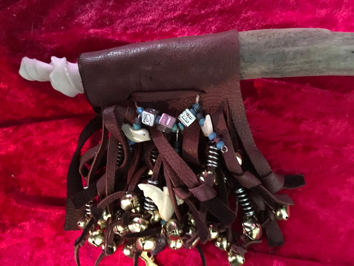 Shamanic Bell Rattle Personalized Commission - Etsy