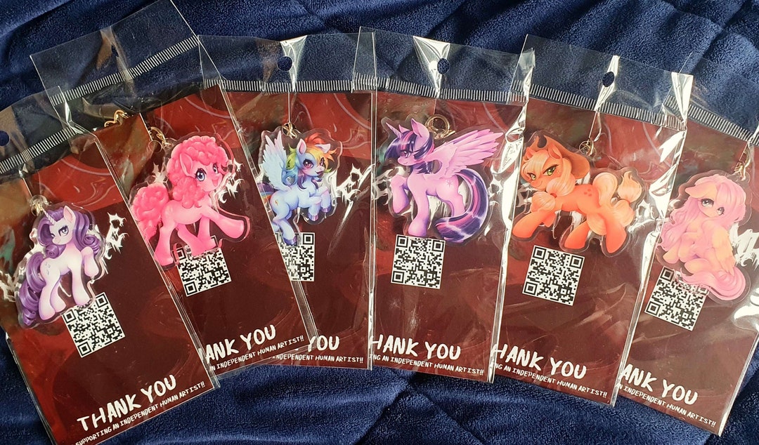 2.5" MLP Keychains - Etsy