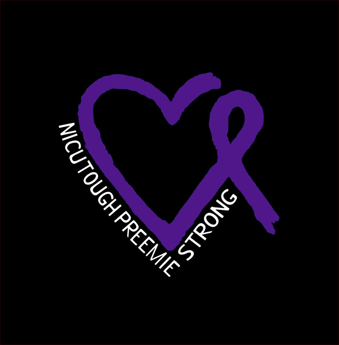 NICU Tough Preemie Strong Heart Vinyl Decal - Etsy