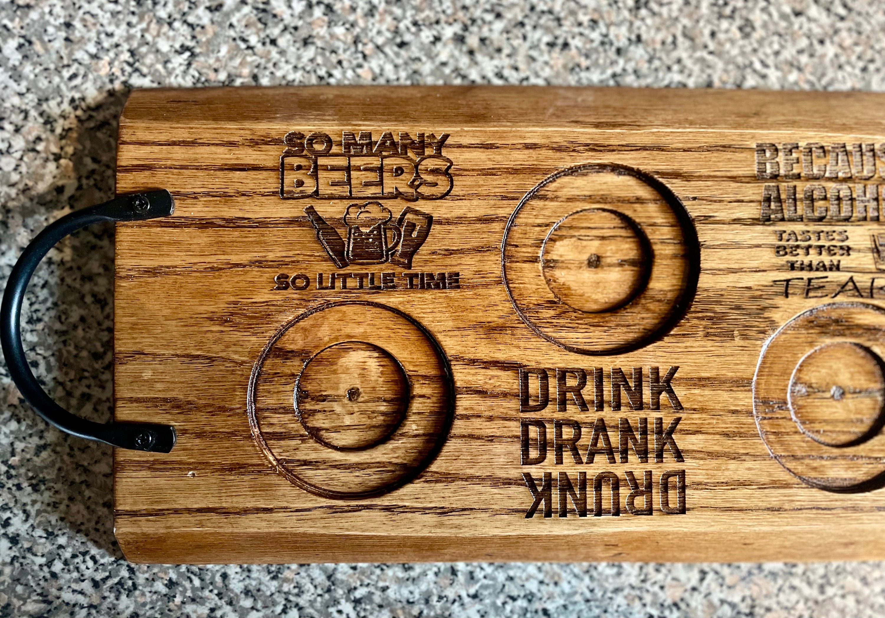 Drink Flight Board, Shot Flight Board, Beer Flight, Custom Drink Board ...