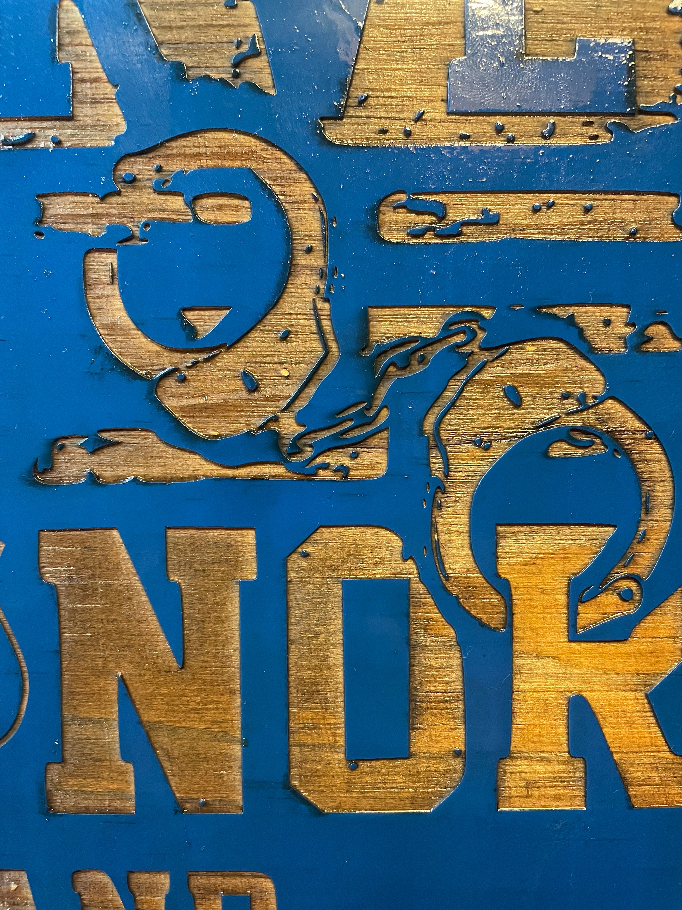 Police Motto Laser Engraved Sign - Etsy