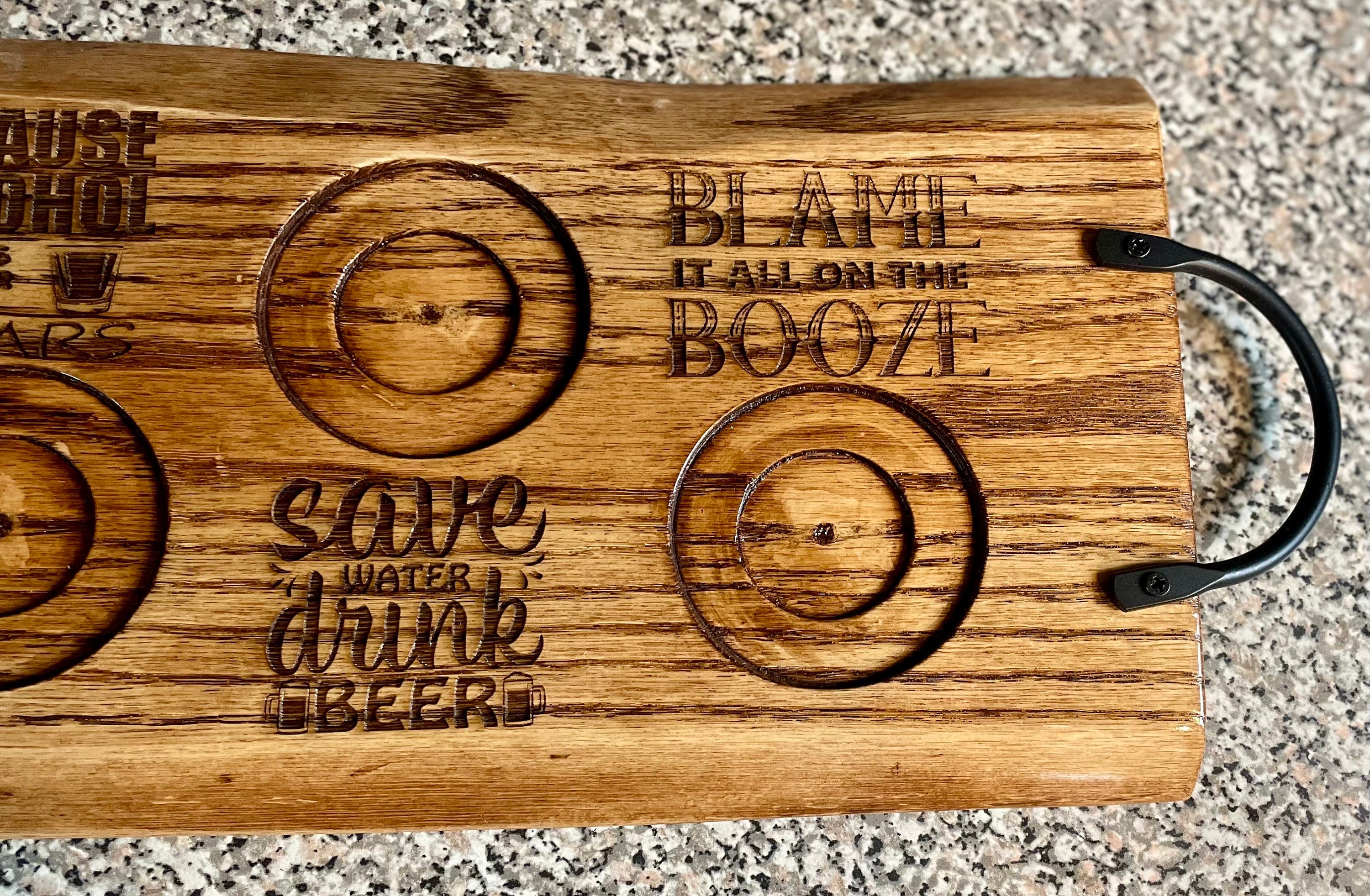 Drink Flight Board, Shot Flight Board, Beer Flight, Custom Drink Board ...