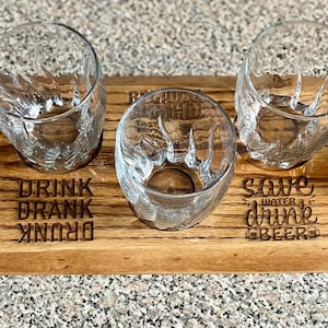 Drink Flight Board, Shot Flight Board, Beer Flight, Custom Drink Board ...