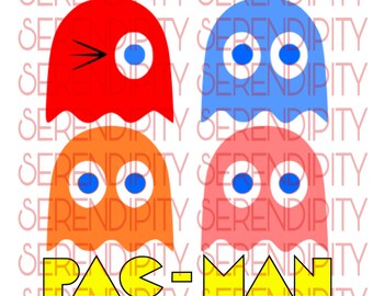 Pacman svg | Etsy