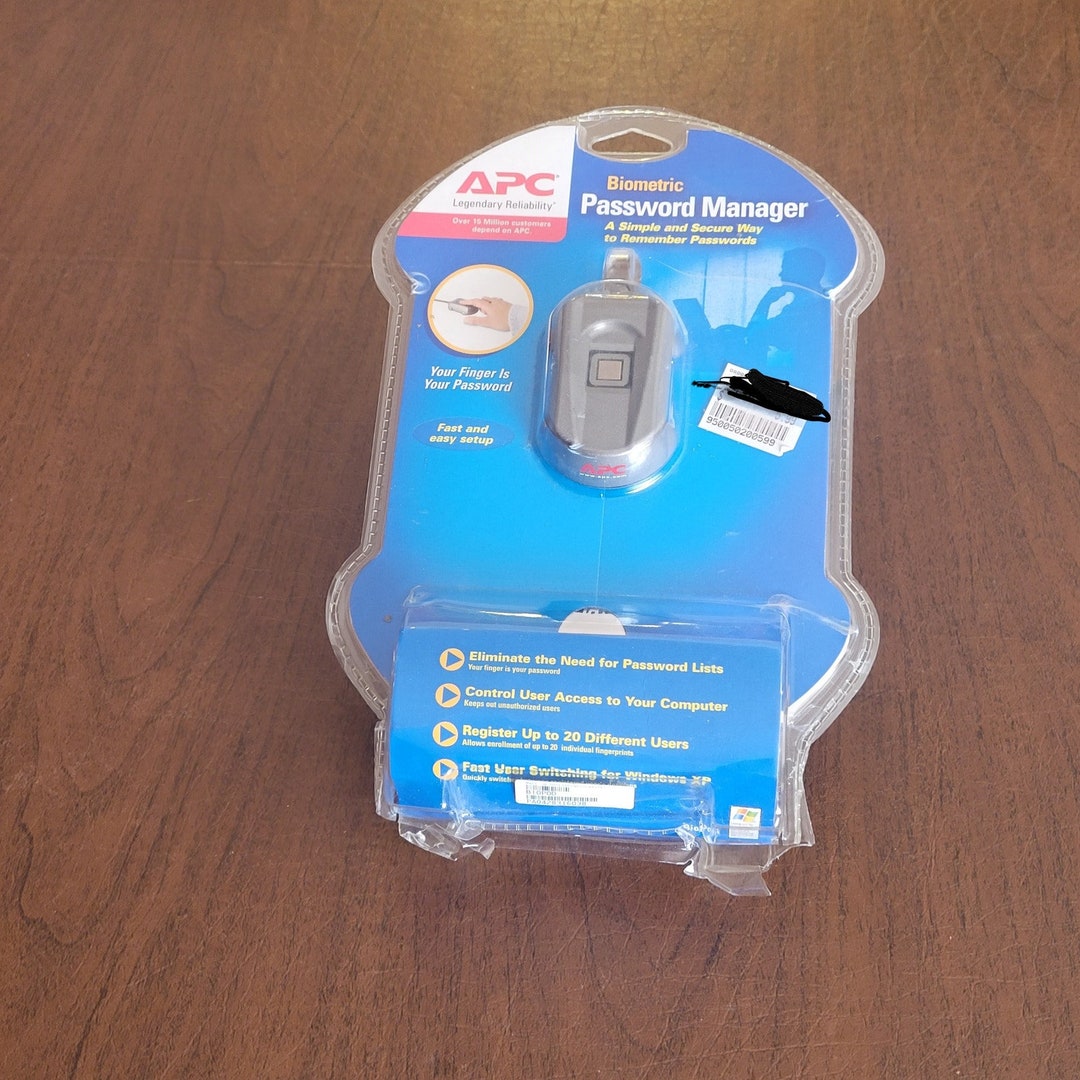 APC Biometric Password Manager Biopod Fingerprint Reader New Sealed - Etsy