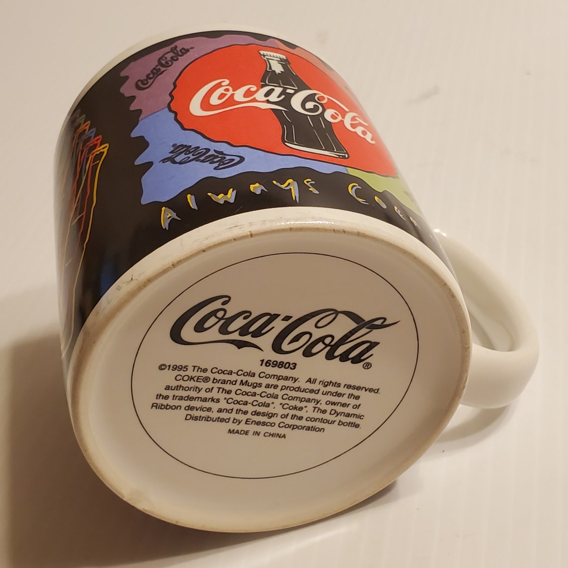 Vintage Collectible Coca Cola Mug Thirst Taste Coca-cola - Etsy