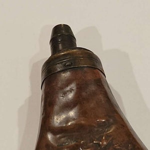 Antique Vintage Copper Brass Gun Powder Flask - Etsy