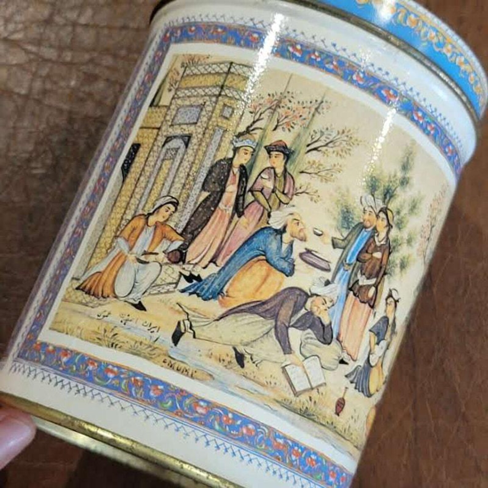 Vintage Ben Rickert Collectible Empty Tin Canister Container - Etsy