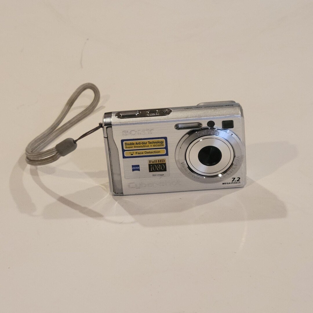 Sony Cyber-shot DSC-W80 7.2MP Digital Camera Silver - Etsy