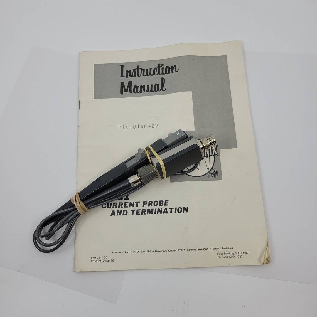 Tektronix P6021a Current Probe And Termination Etsy