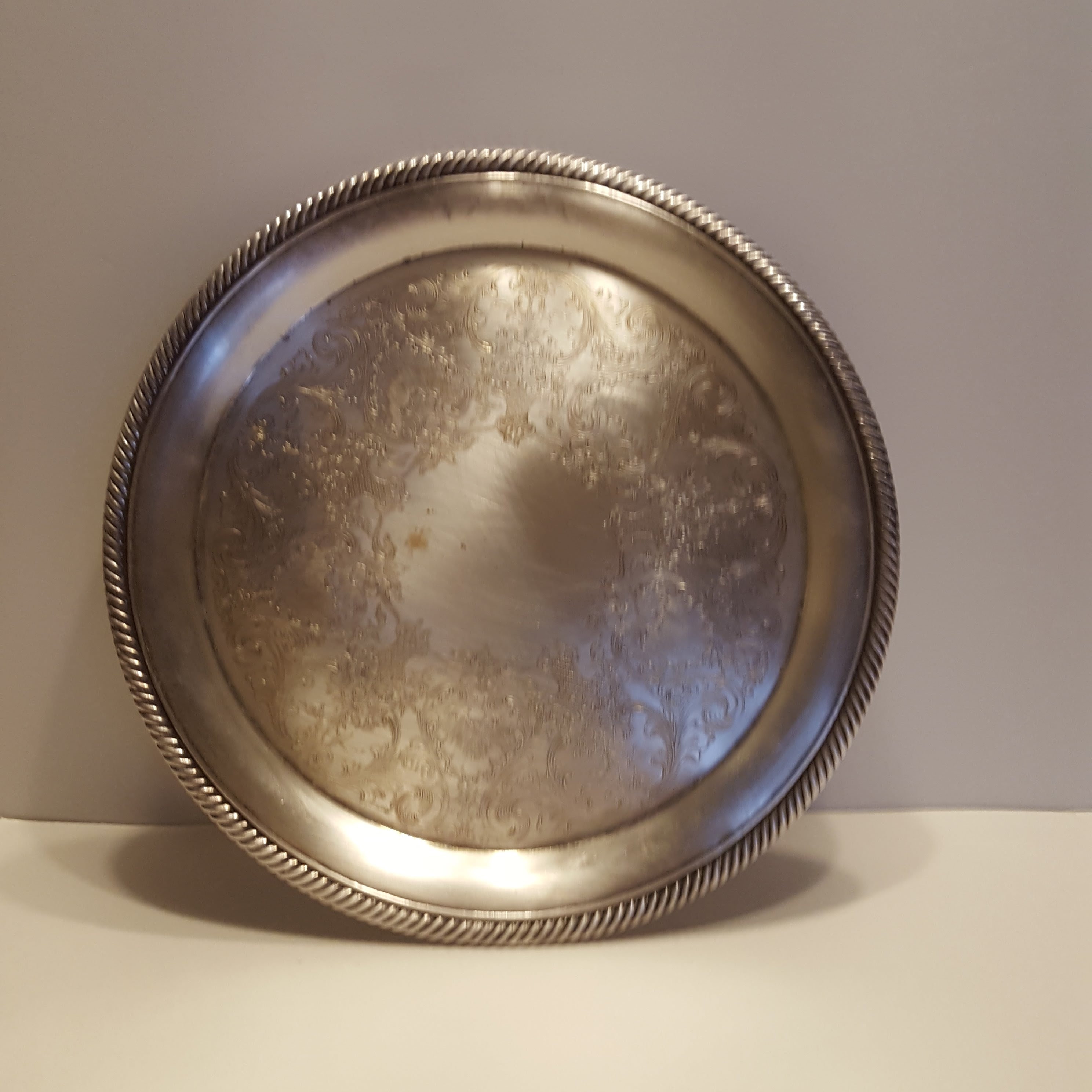 Dining & Serving Trays Home & Living Vintage International Silver Tray ...