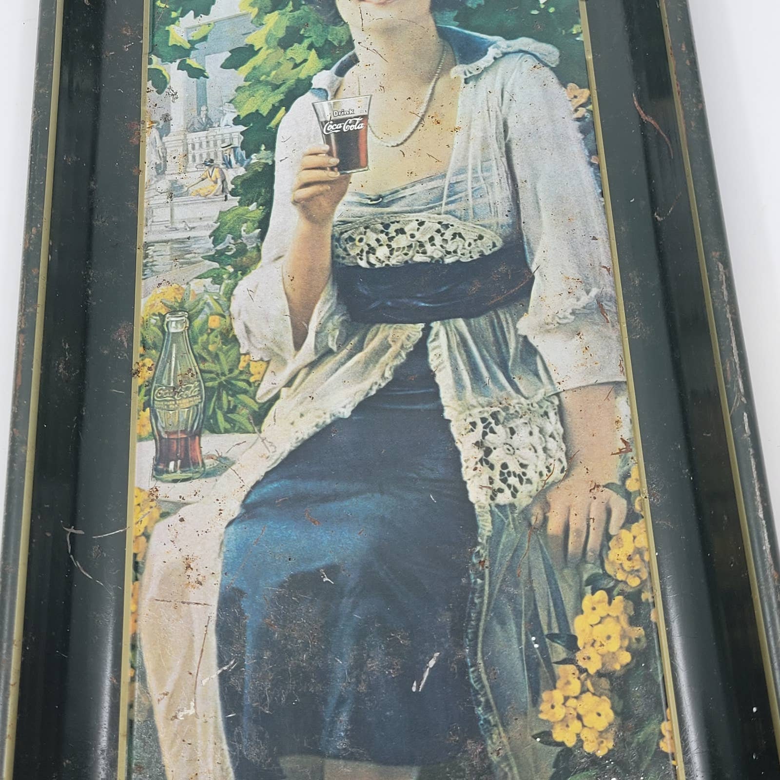 Vintage 1973 COCA COLA Rectangle Tin Serving Tray Retro Style - Etsy