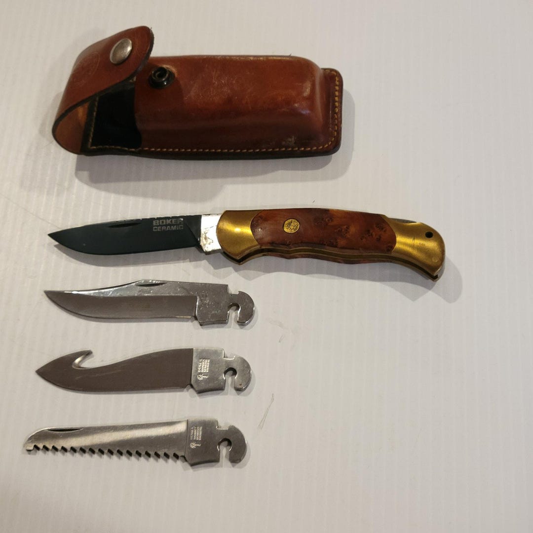 Vintage Boker Lock Blade Folded Knife 2002TH - Etsy