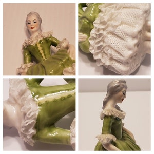 Rare Royal Adderley Staffordshire Floral Bone China Lace Porcelain Lady ...