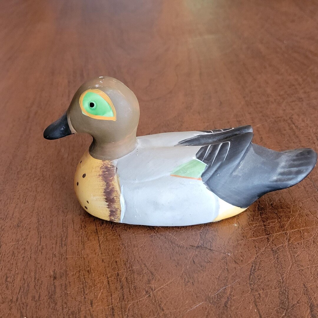 Vintage Ceramic Duck Figure Figurine Decoy 5.5" X 3" - Etsy