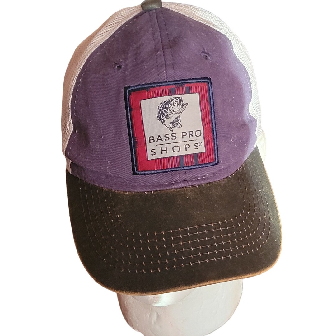 Bass Pro Shops Gone Fishing Hat Cap Snap Back Mesh One Size Fits Most ...