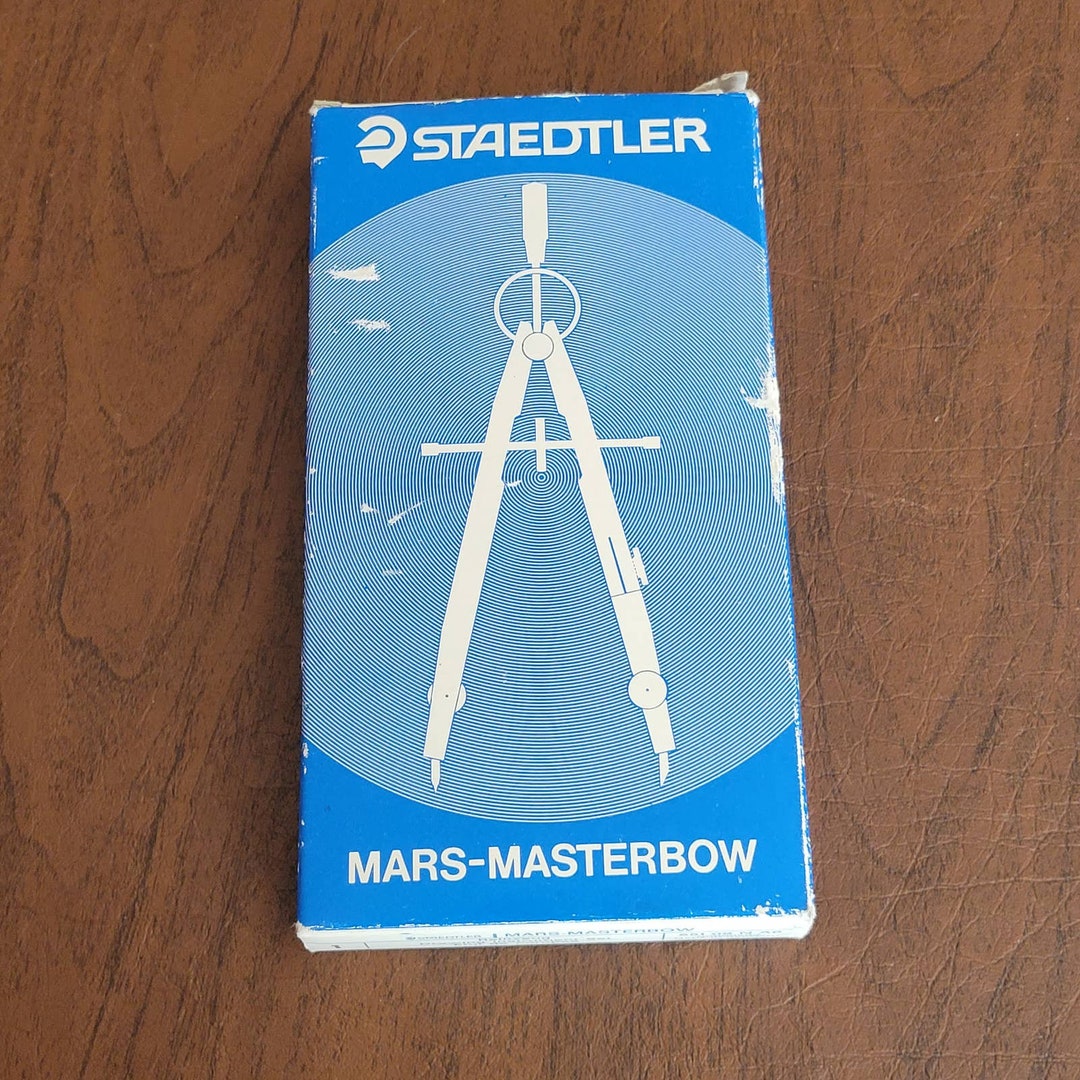 Vintage Staedtler Mars Masterbow Drafting Instrument Set Complete ...