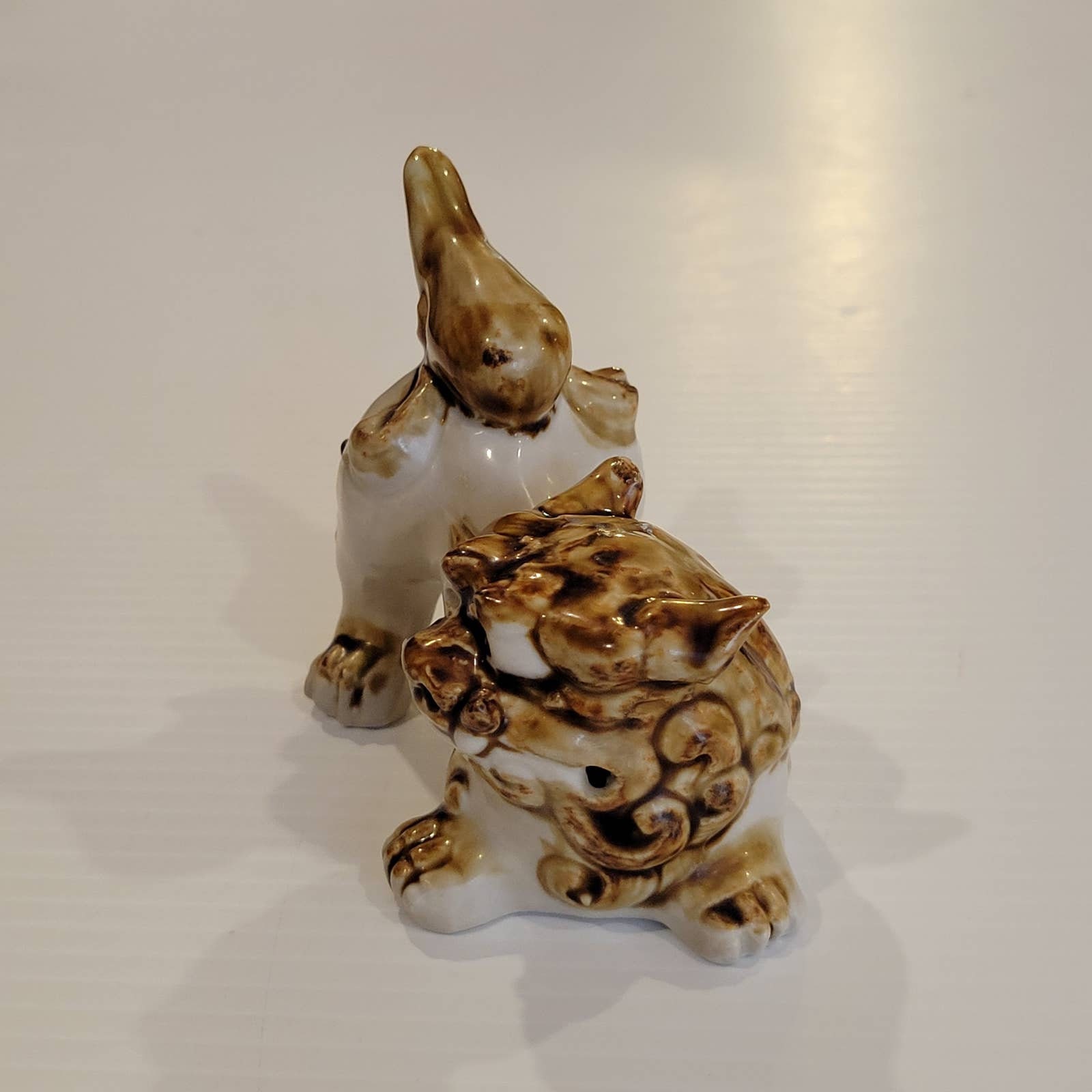 Vintage Unique Chinese Asian Foo Dogs-fu Figurine - Etsy