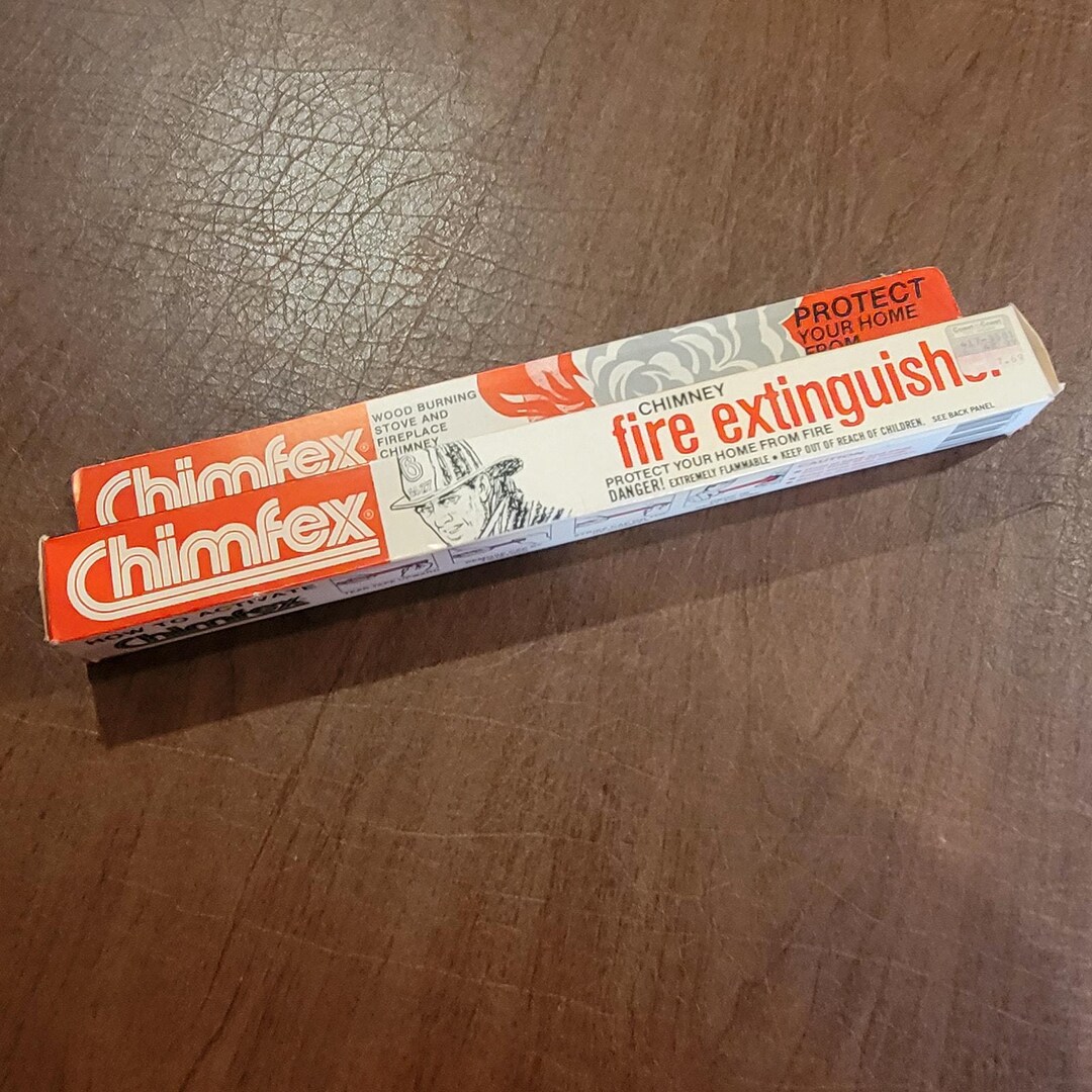 Vintage Chimfex Chimney Fire Extinguisher New Open Box - Etsy