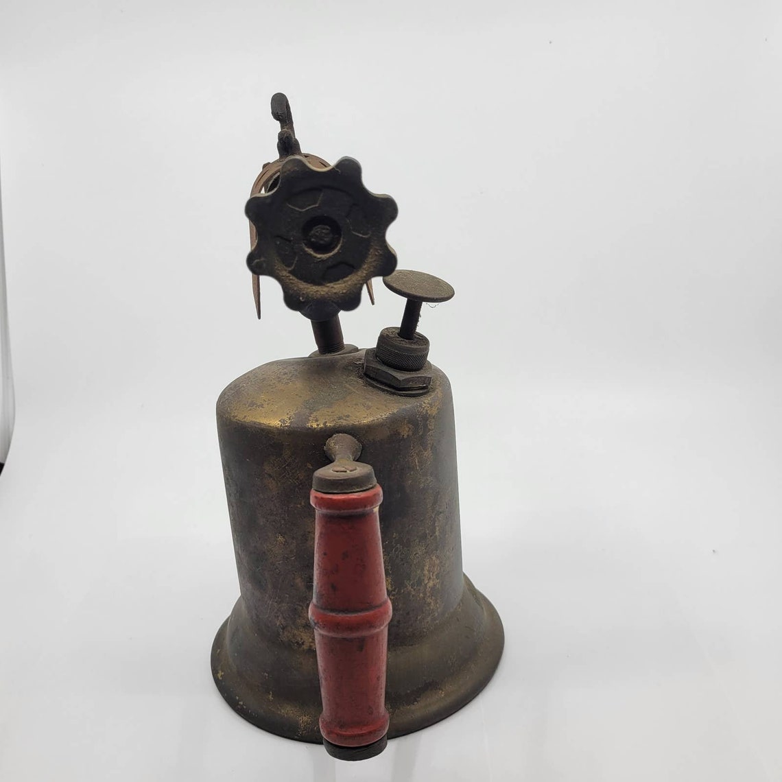 Vintage Turner Brass Works Blow Torch 206a Red Wood Handle Antique - Etsy