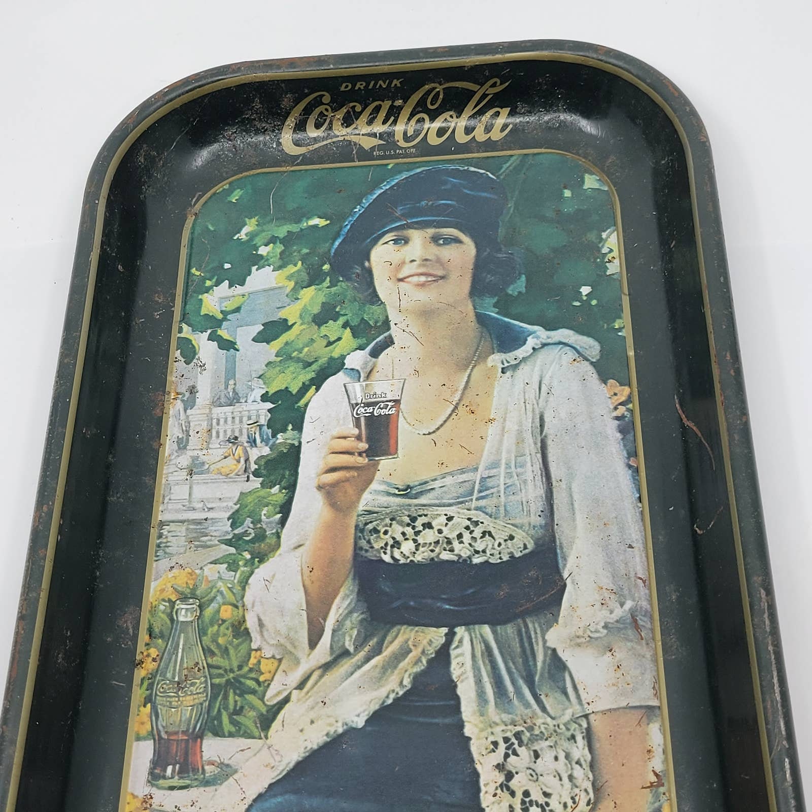 Vintage 1973 COCA COLA Rectangle Tin Serving Tray Retro Style - Etsy