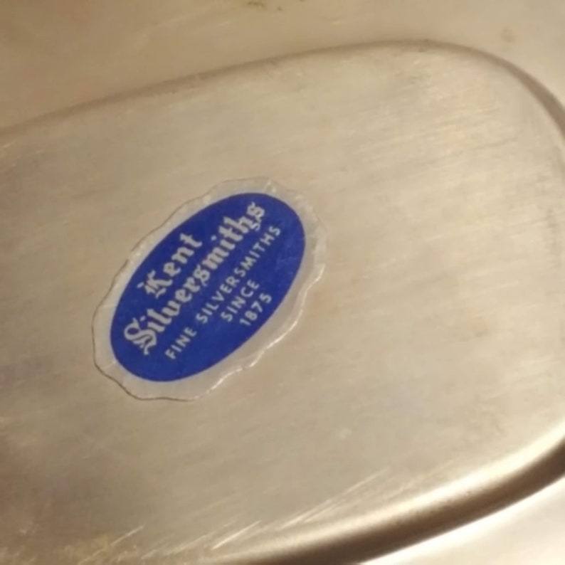 Kent Silversmith Serving Small Plate Tray 9” X 6” - Etsy