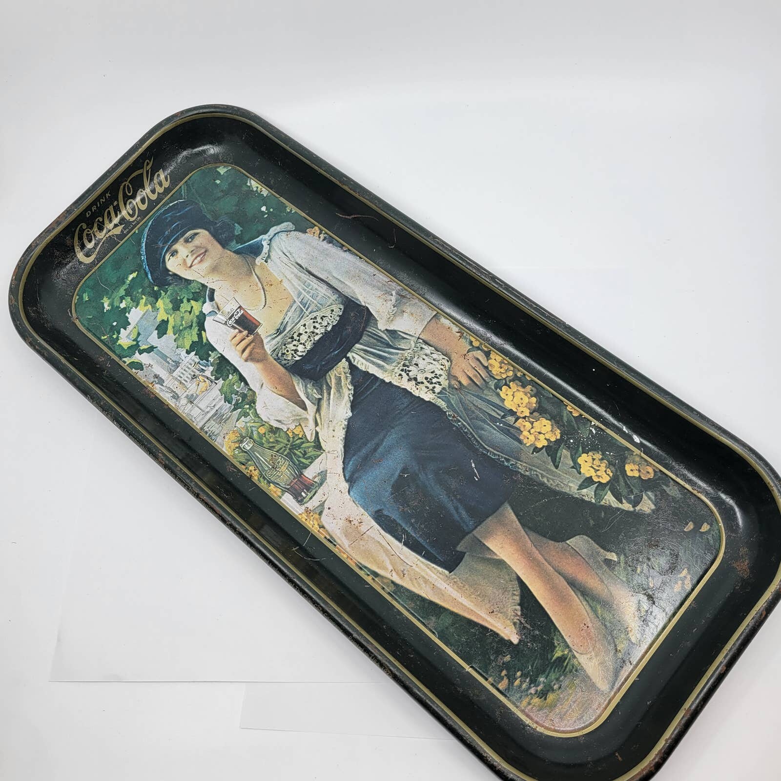 Vintage 1973 COCA COLA Rectangle Tin Serving Tray Retro Style - Etsy