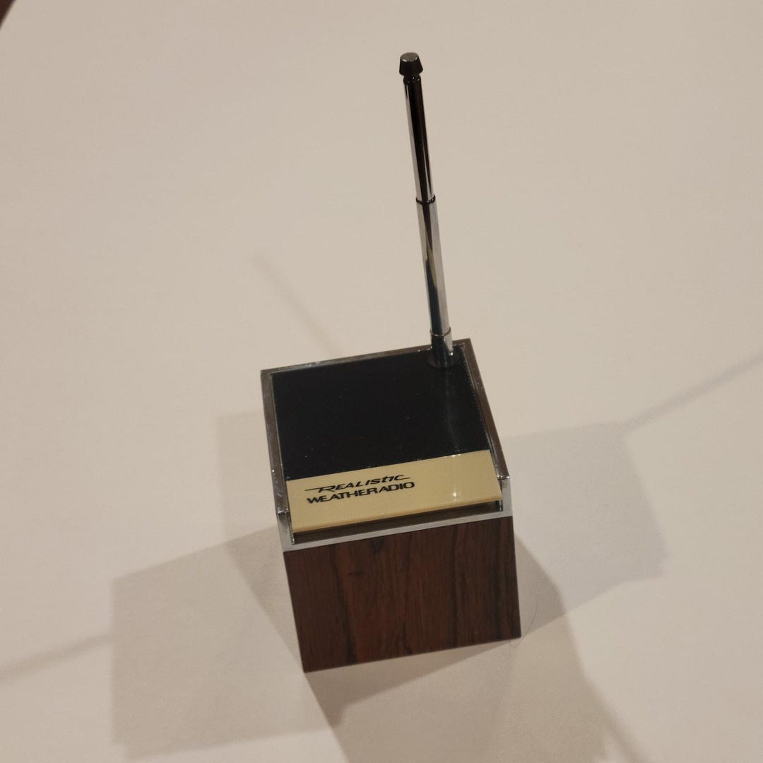 Vintage Realistic Radio Shack Weatheradio Cube Weather Radio 12-181B - Etsy