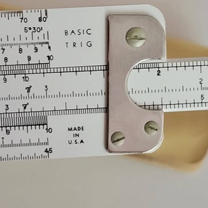 Vintage ACU. Math No. 600 Basic Trig Mathematics Slide Ruler Sheath USA ...