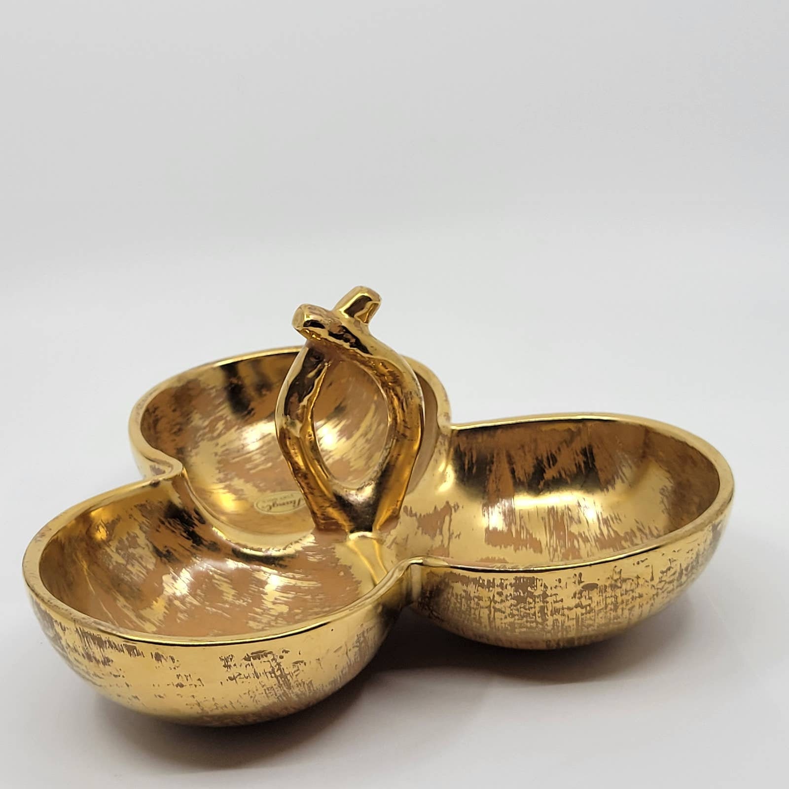 Vintage Hand Painted Stangl Art Pottery 3 Section Serving | Etsy