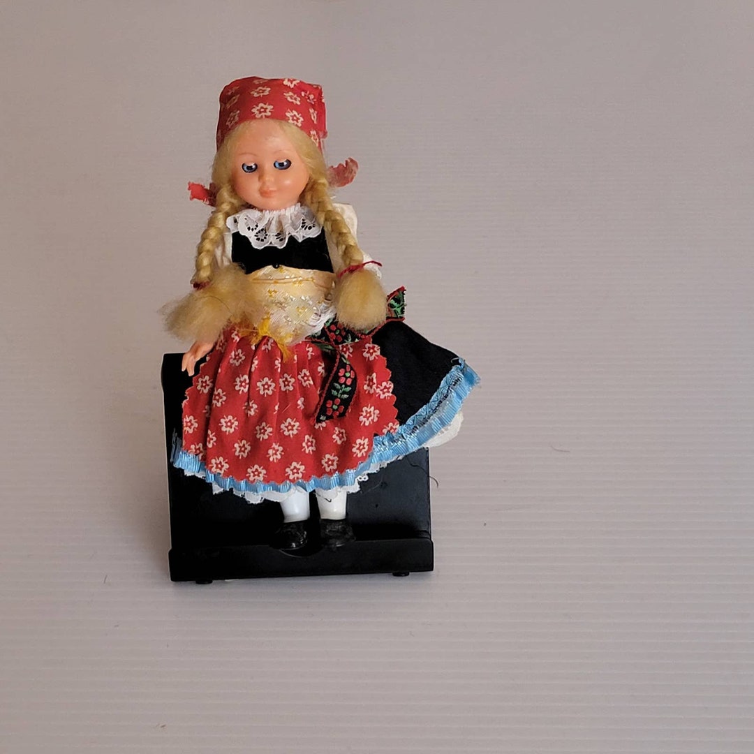 Vintage Holland Dutch Doll in National Costume 6.5" Tall - Etsy