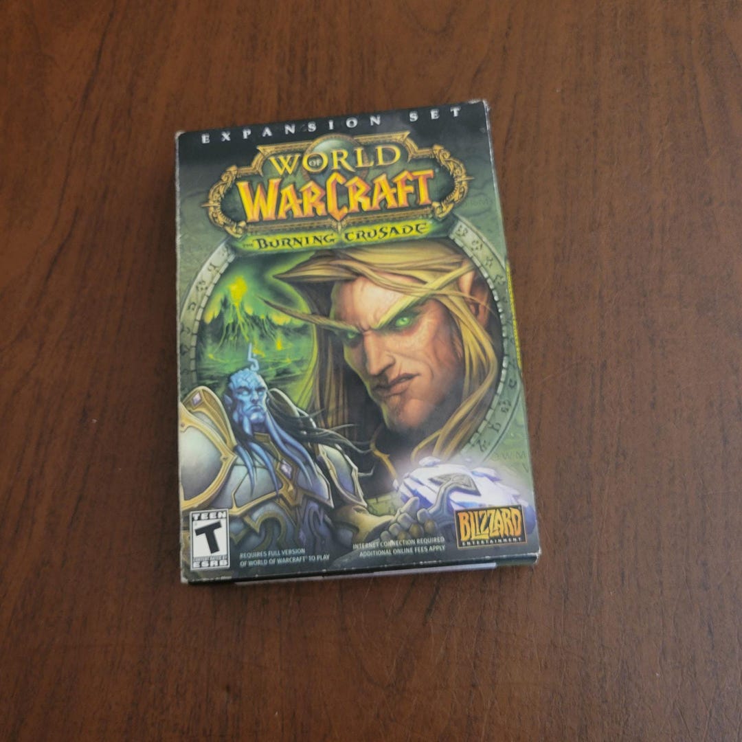 World of Warcraft the Burning Crusade (PC, 2007) Expansion Set 4 Game ...