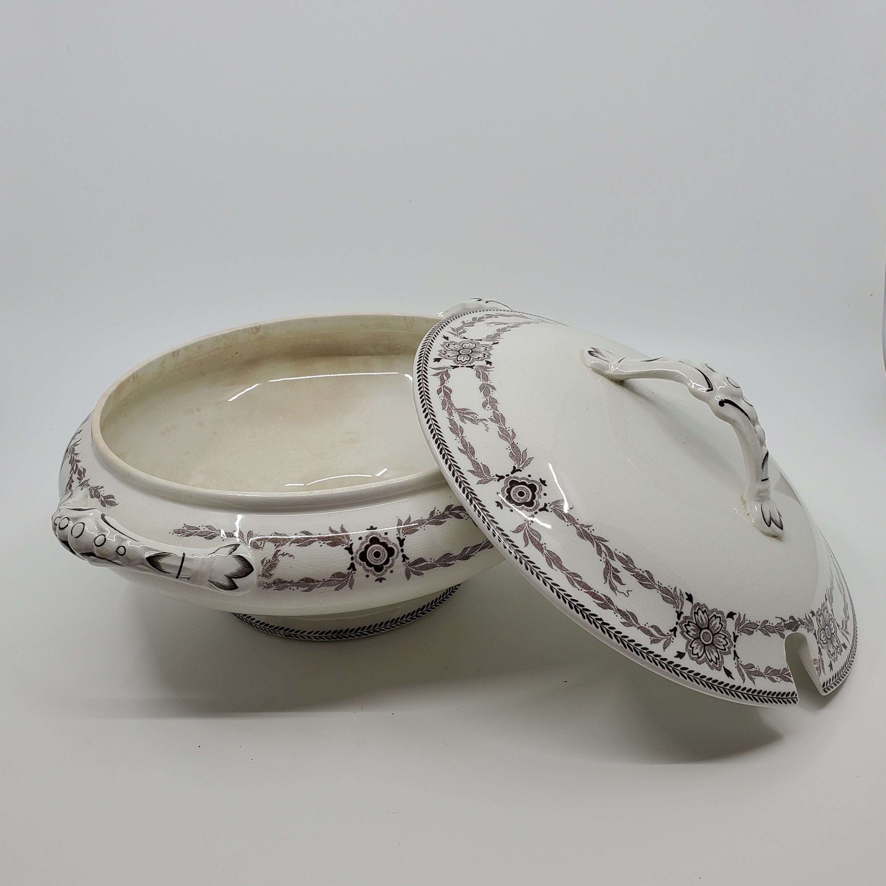 Vintage Burleigh Ware Radford Covered Vegetable Bowl Tureen. | Etsy