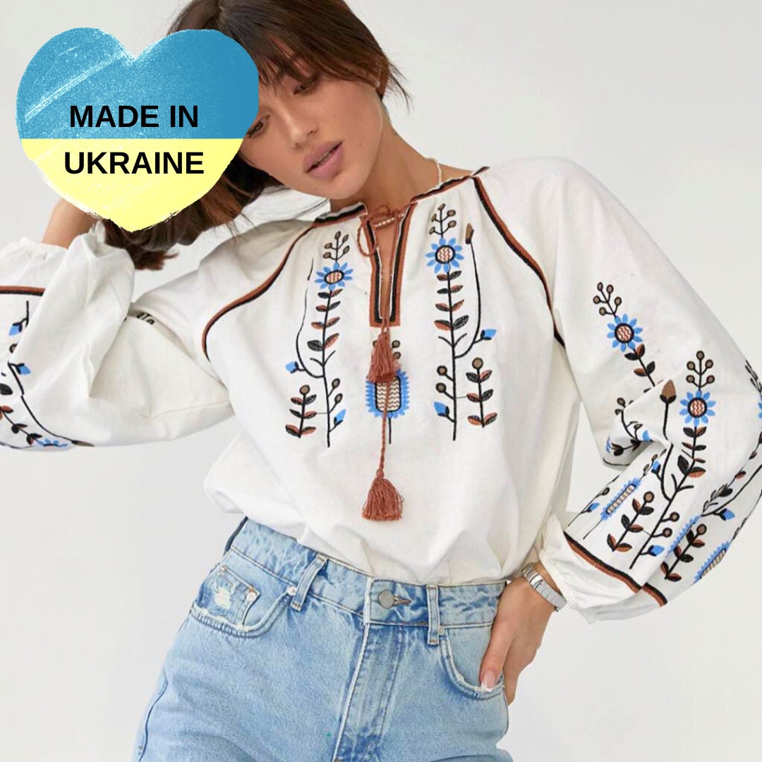 Ukrainian Embroidered Blouse Vyshyvanka for Woman Ukraine Embroidery ...