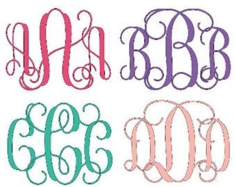 Monogram Font Svg | Etsy