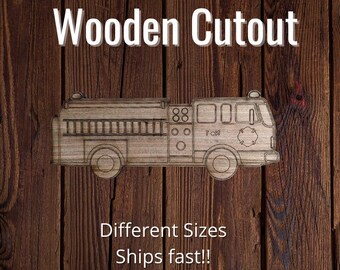 Craft Supplies & Tools DIY Craft Supply Blank Wooden Cutouts / Fire ...