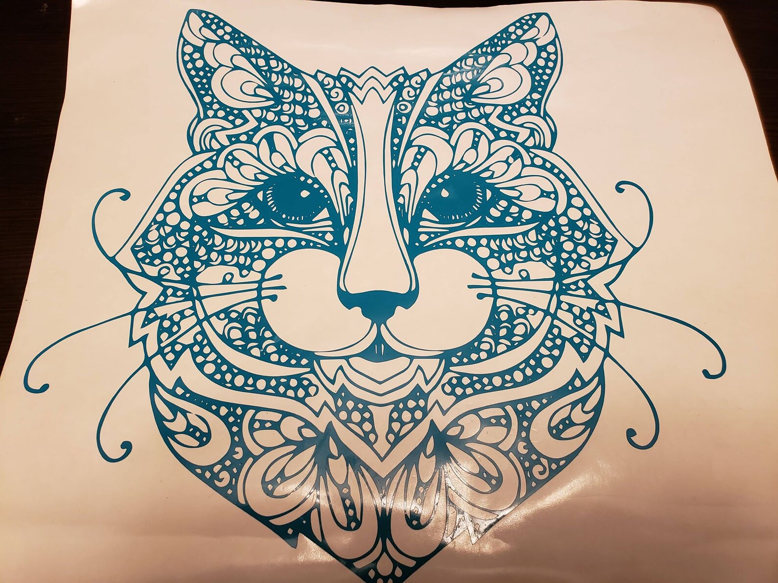Mandala Cat Svg, Cat Svg, Mandala Svg, Mandala Kitten Svg, Kitty Svg ...